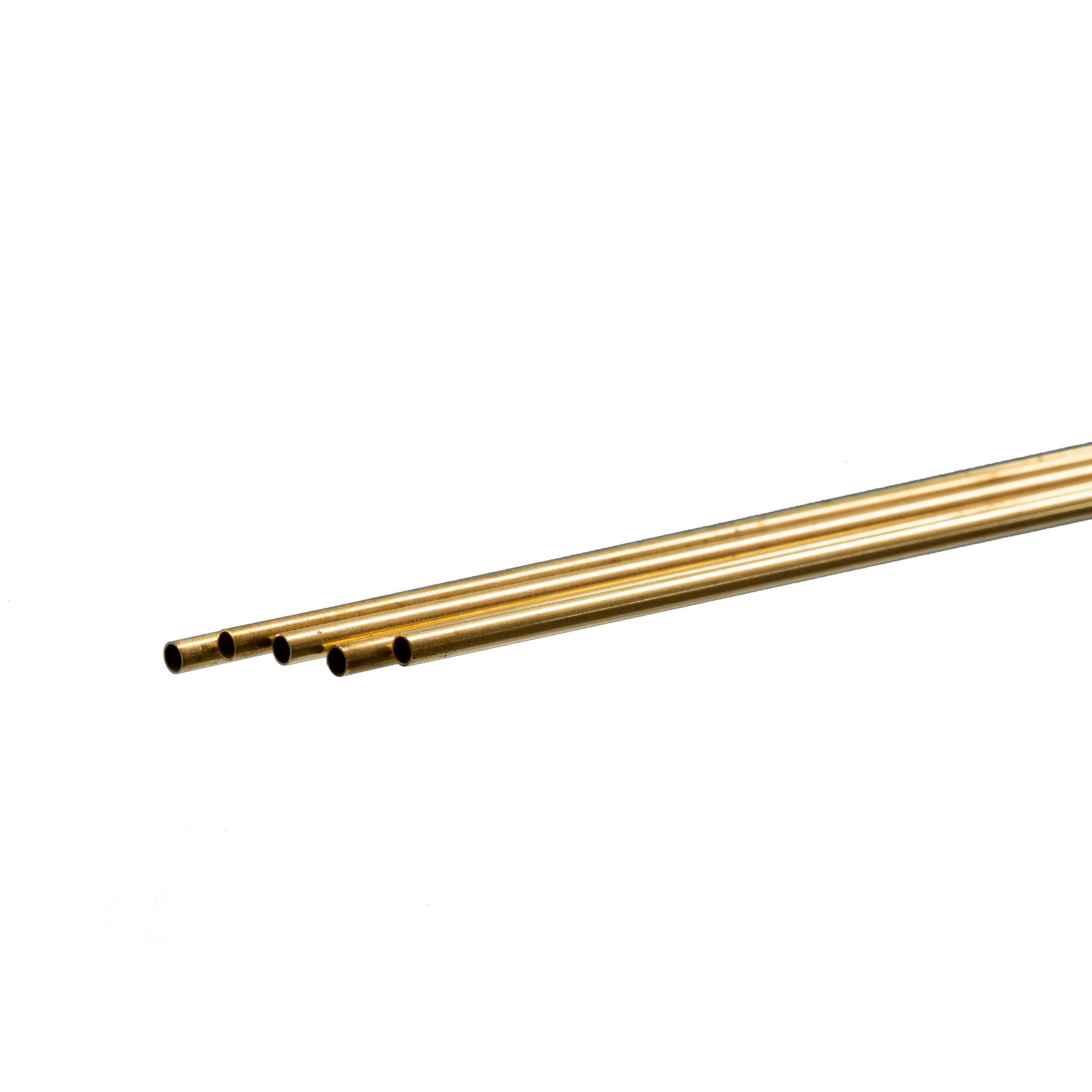Round Brass Tube: 3.5mm OD x 0.225mm Wall x 1 Meter Long (5 Pieces ...