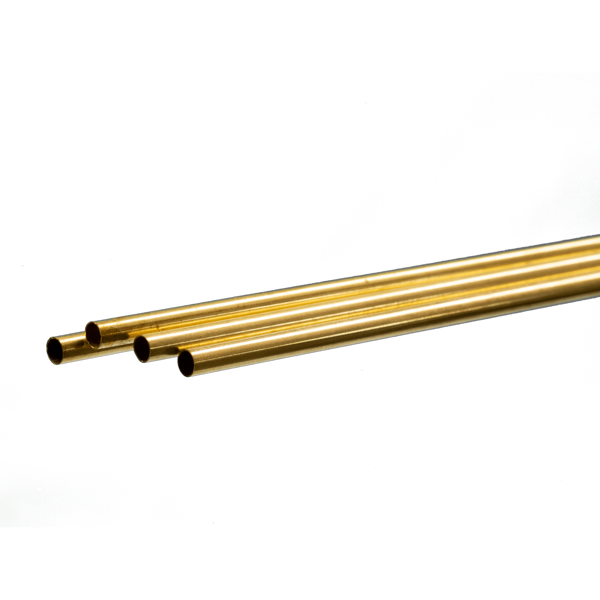Round Brass Tube: 4.5mm OD x 0.225mm Wall x 1 Meter Long (4 Pieces ...