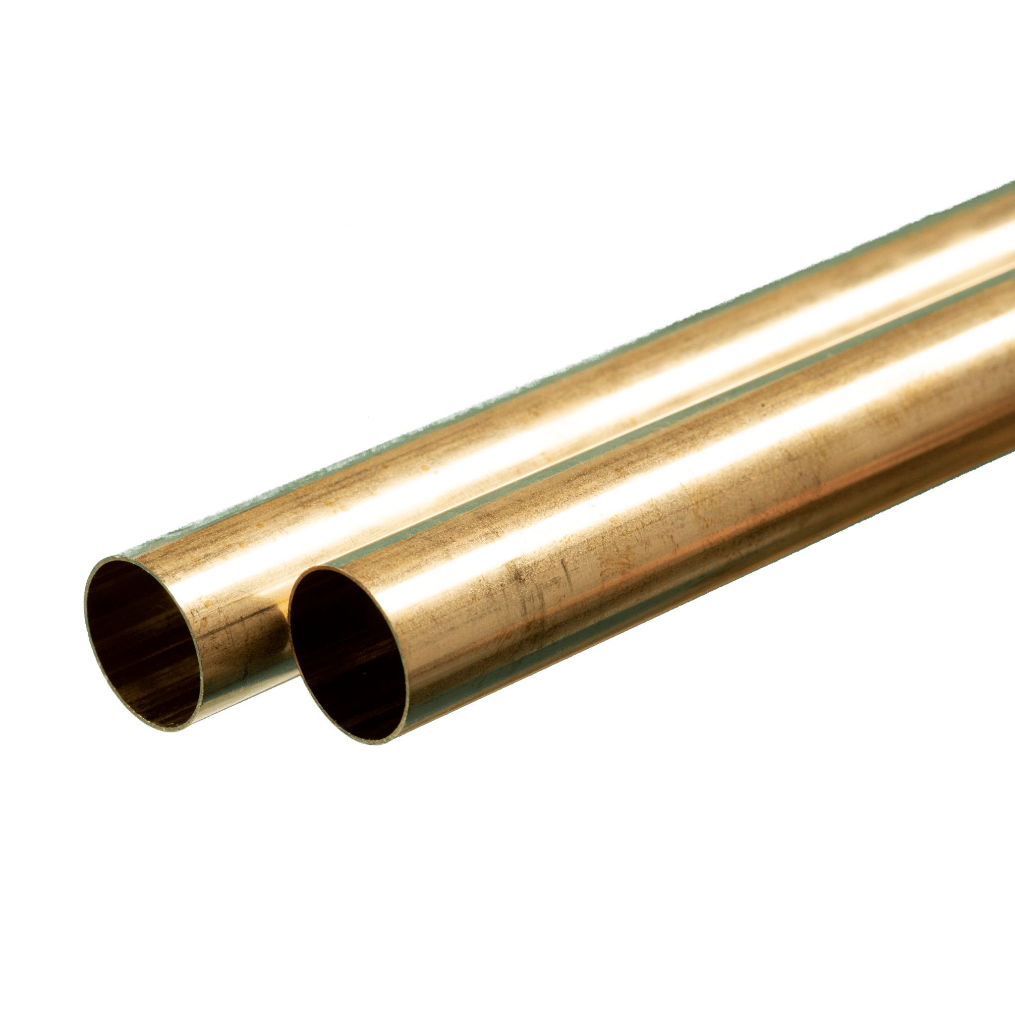 Round Brass Tube: 21/32" OD x 0.014" Wall x 36" Long (2 Pieces) – ksmetals