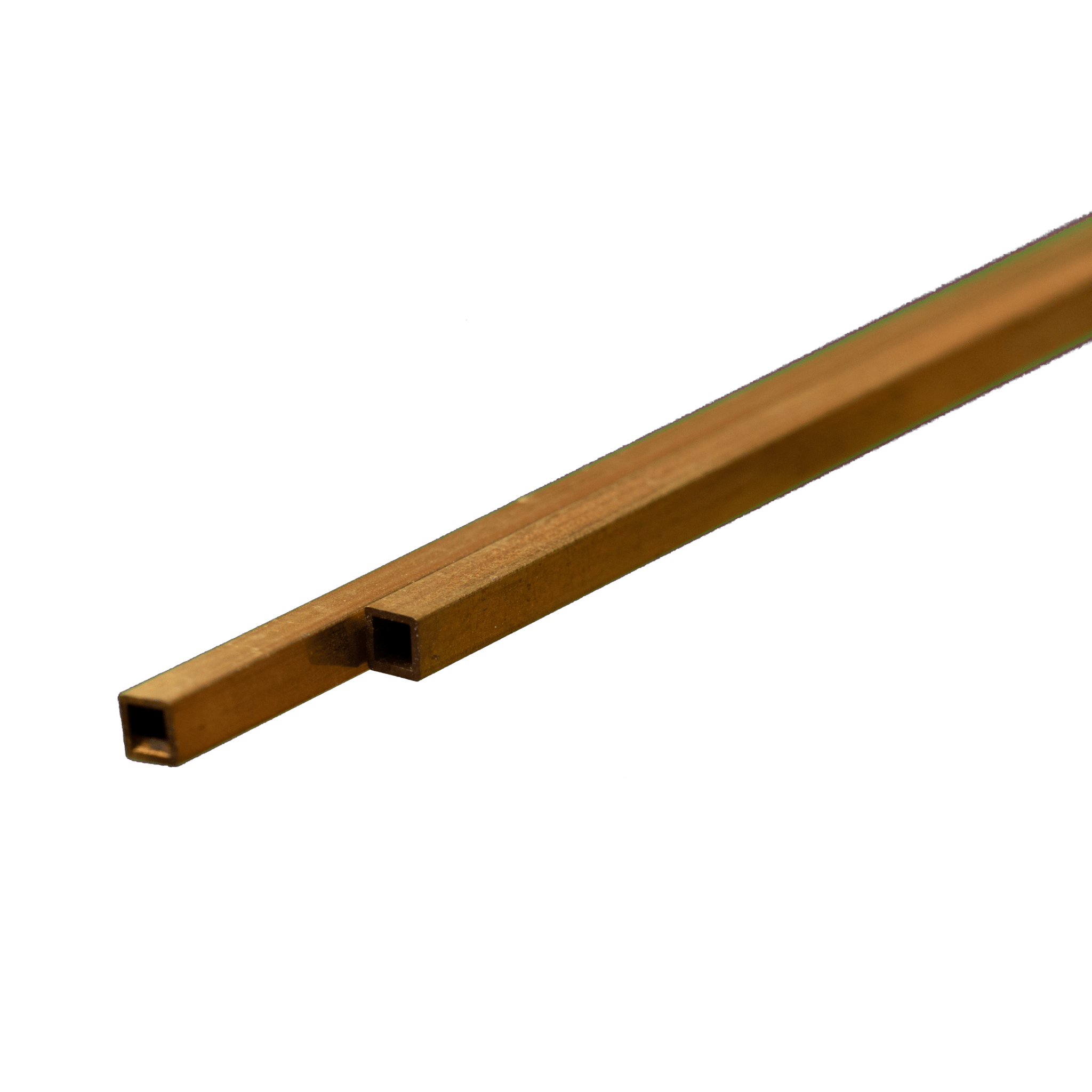 Square Brass Tube: 3mm OD x 0.45mm Wall x 300mm Long (2 Pieces) – ksmetals