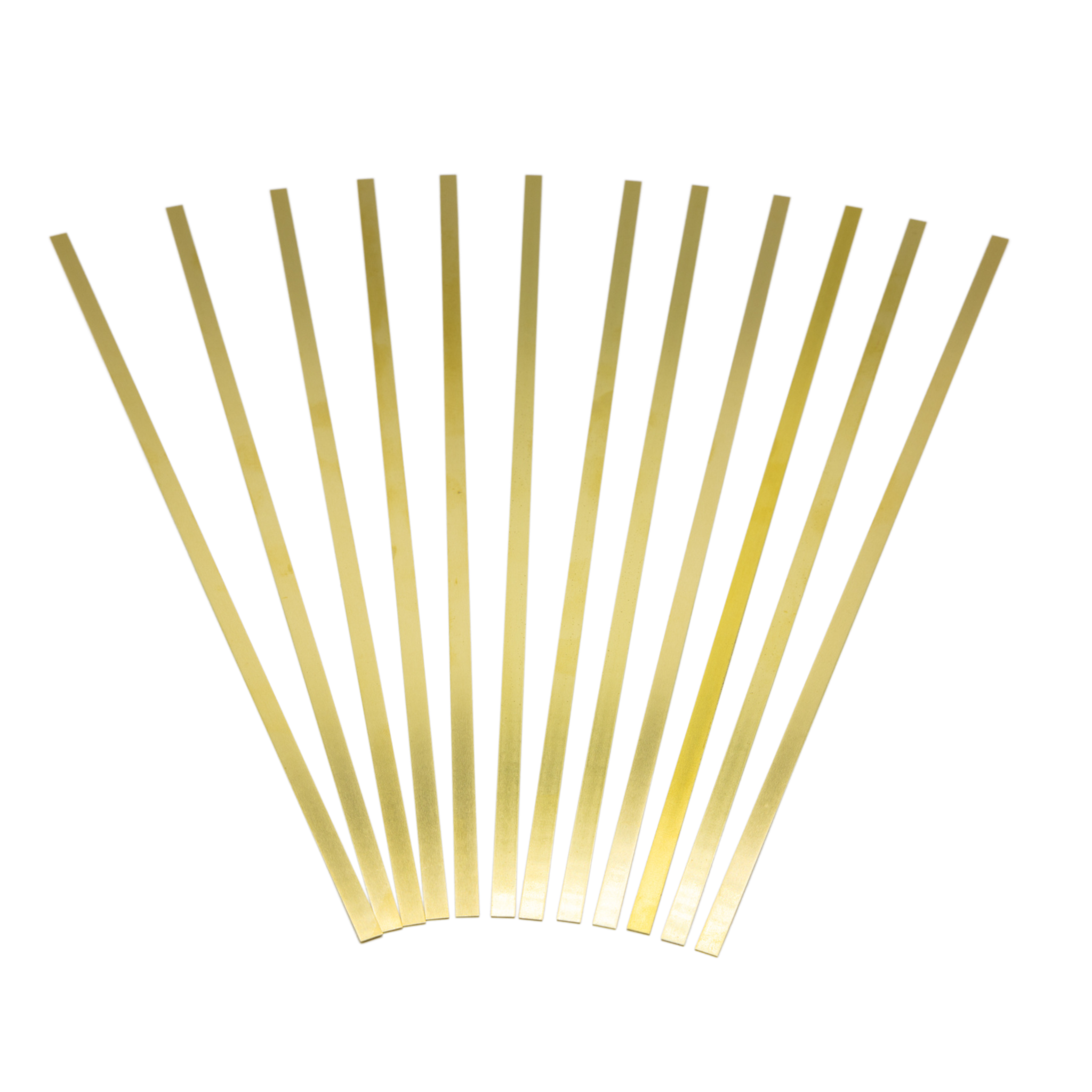 Brass Strip: 0.032" Thick x 1/4" Wide x 12" Long (12 Pieces) – ksmetals