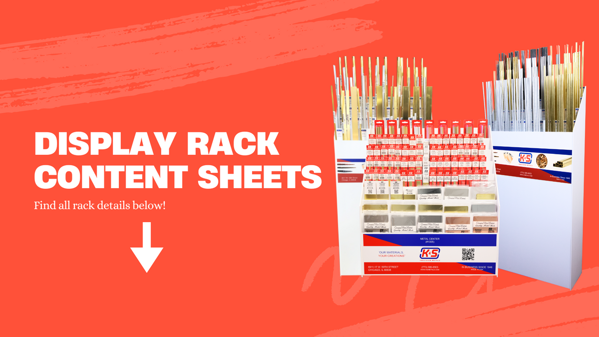 K&S Display Rack Content Sheets – ksmetals