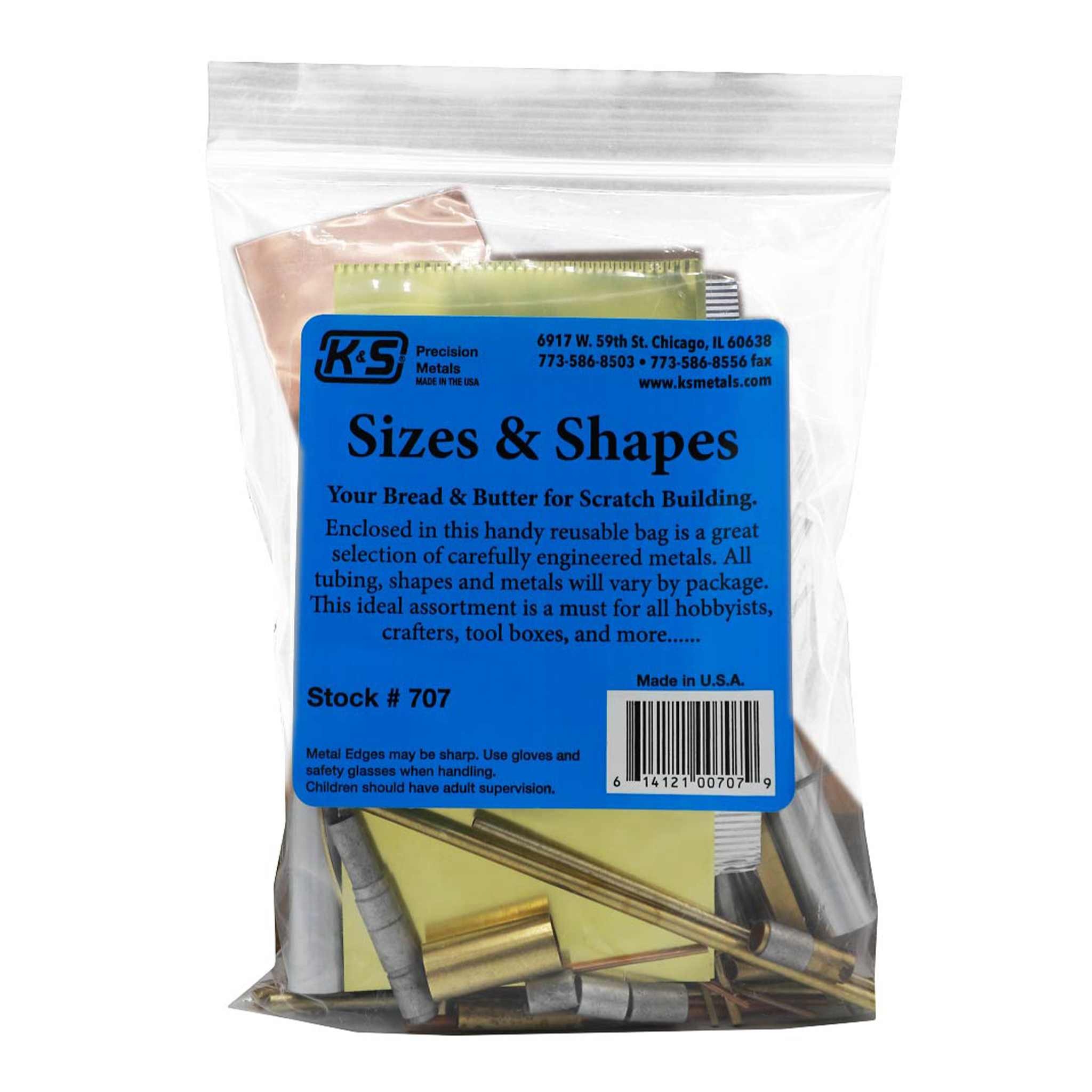 Bag O' Metal (1 Bag of Random Metal Pieces) | K&S Precision Metals ...